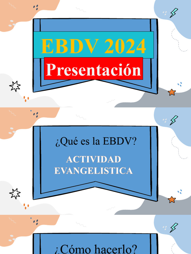 Presentación Ebdv 2024 | PDF