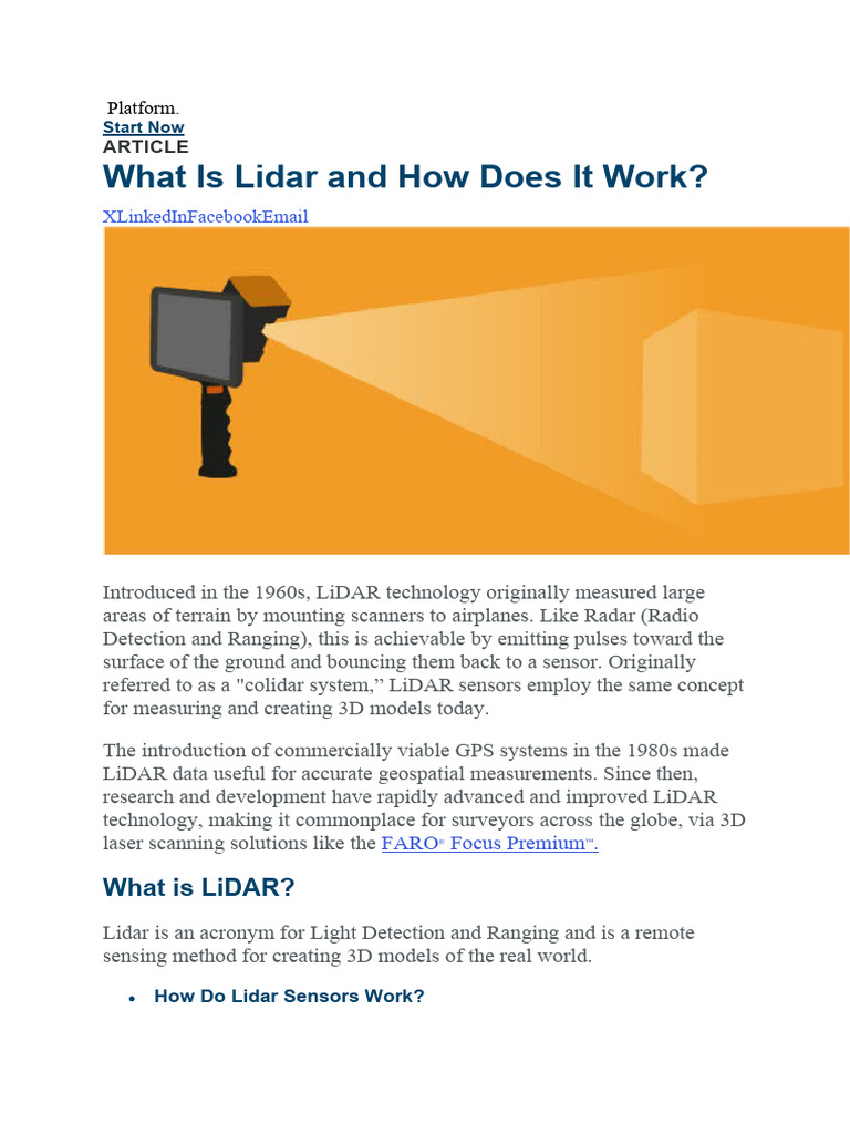 Lidar | PDF | Lidar | Surveying Lidar | PDF | Lidar | Surveying