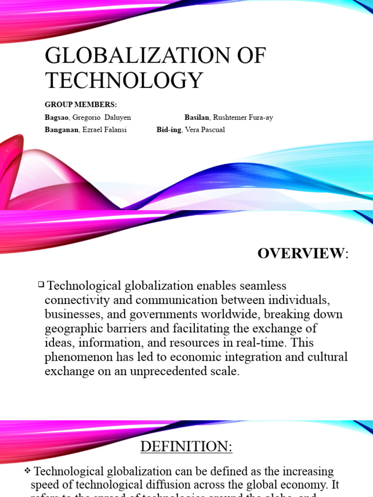 Contemporary PPT Ravendale24 2 | PDF | Globalization | Internet Of Things