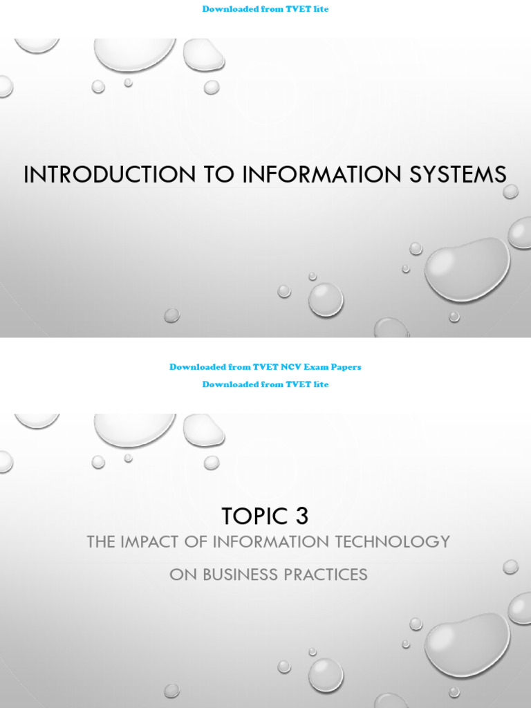 Intro Info SystemsL2 Topic3 Lesson2 | PDF | Information Technology | Information