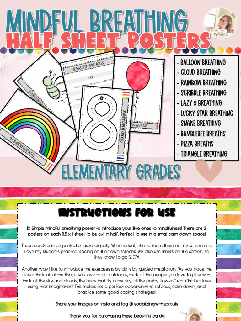 Mindful Breathing Activities for Kids | PDF