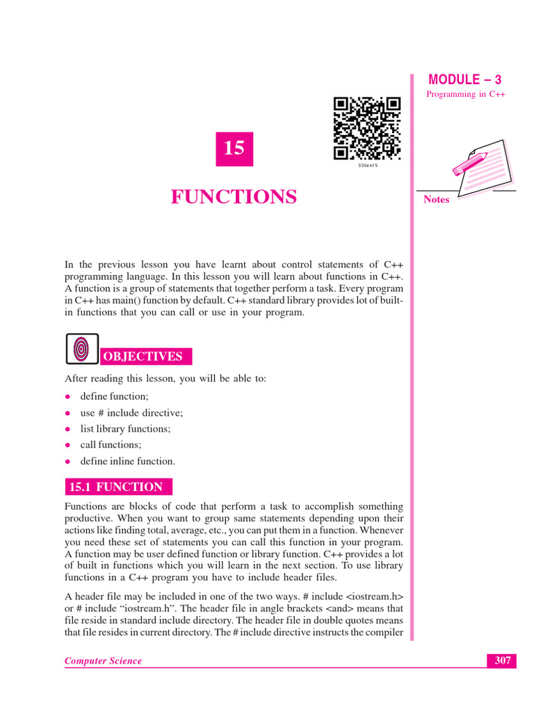 Lesson 15 Pdf Computer Programming Computing 0883