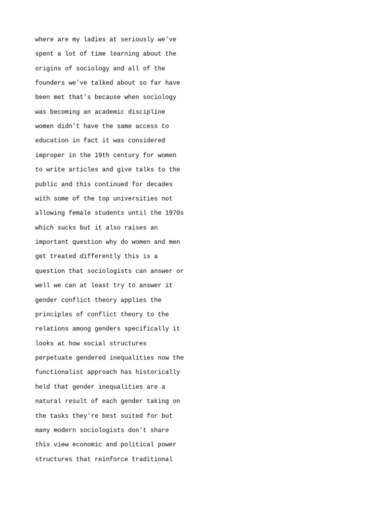 (English (Auto-Generated) ) Harriet Martineau & Gender Conflict Theory ...