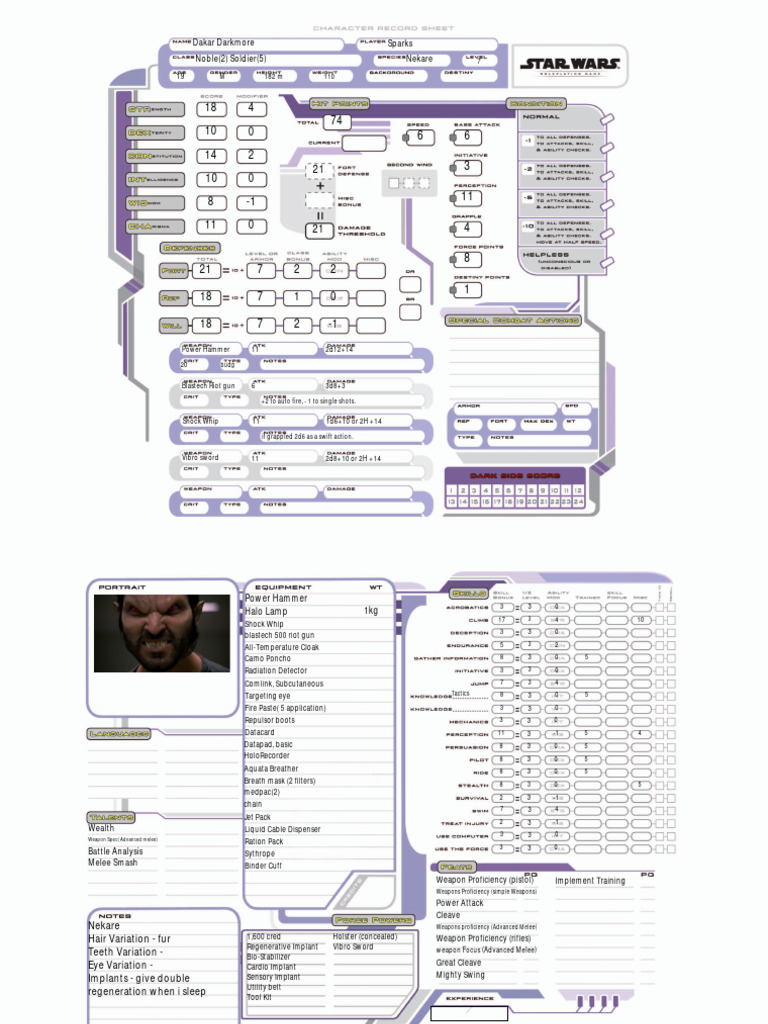 Dakar Darkmore LVL 7 | PDF | Tools | Military Science