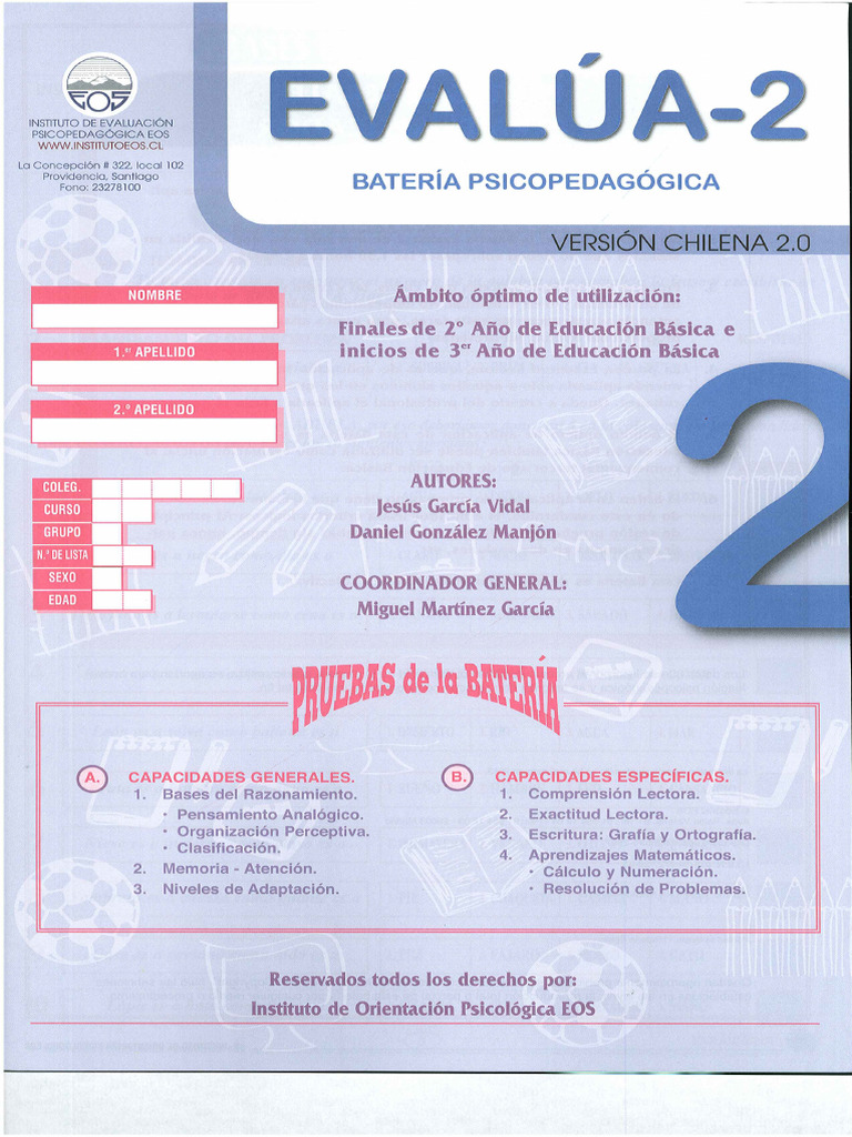 Evalua 2 Version 2 | PDF