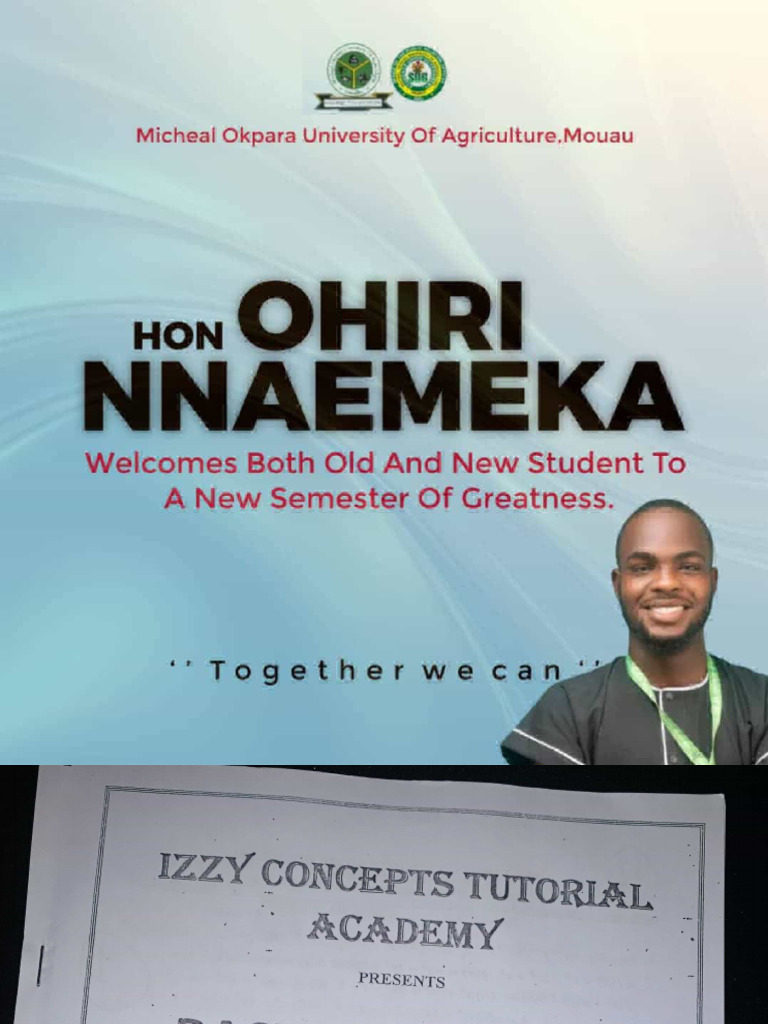 Ohiri Nnaemeka MTH 112 Past Questions | PDF