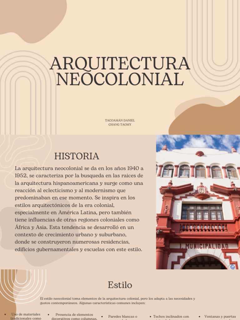 Arquitectura Neocolonial | PDF | Museo | Diseño arquitectonico