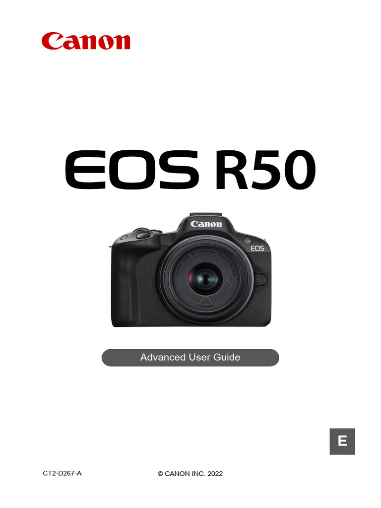 Canon r50 Manual | PDF | Camera | Exposure (Photography)