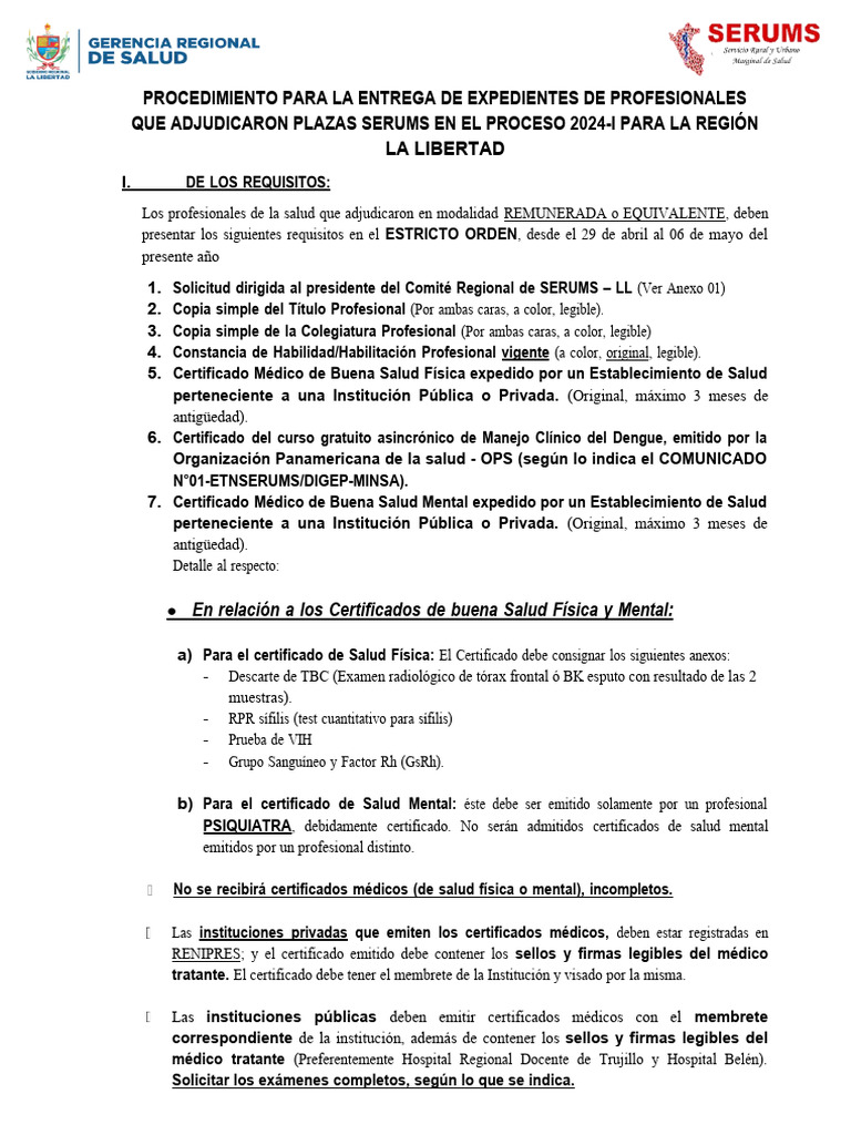 Procedimiento de Recepción de Expediente | PDF | Documento de identidad