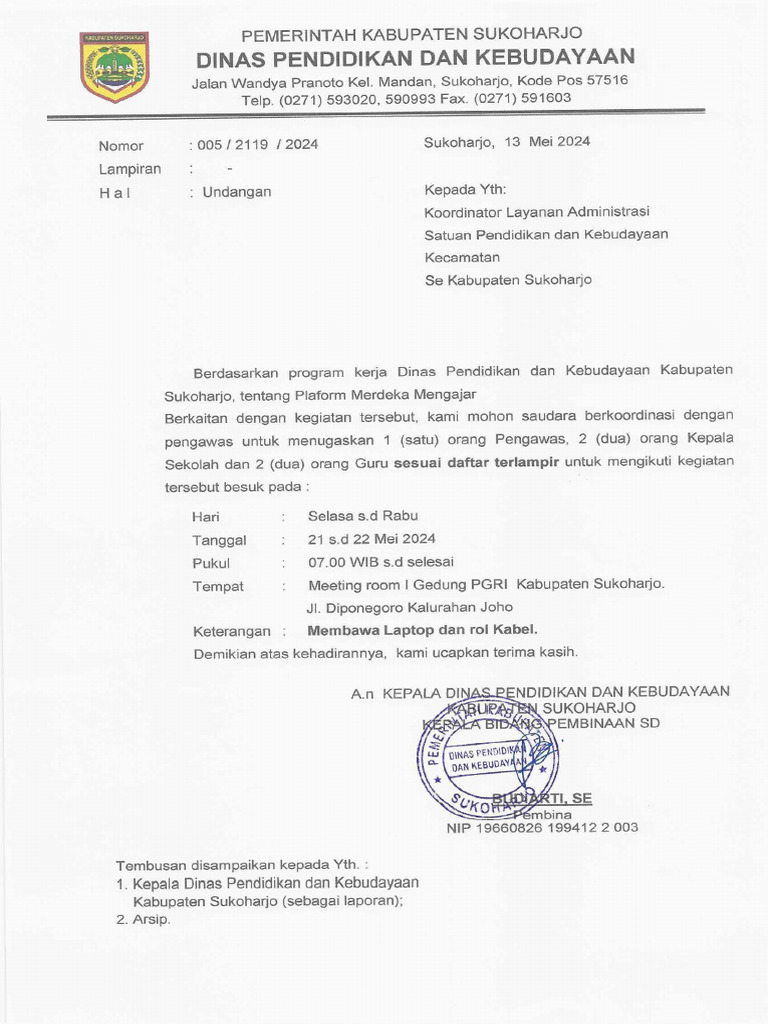 Undangan PMM | PDF