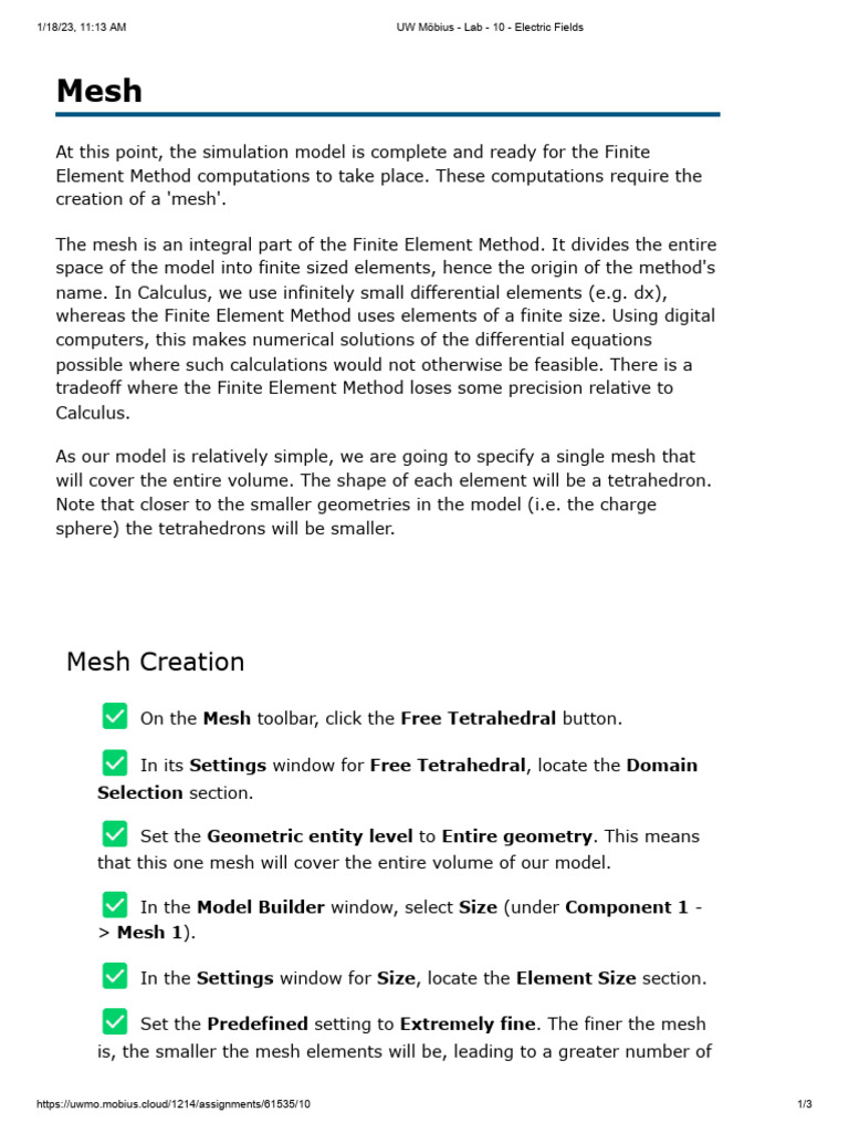 mesh (1) | PDF | Finite Element Method | Tetrahedron
