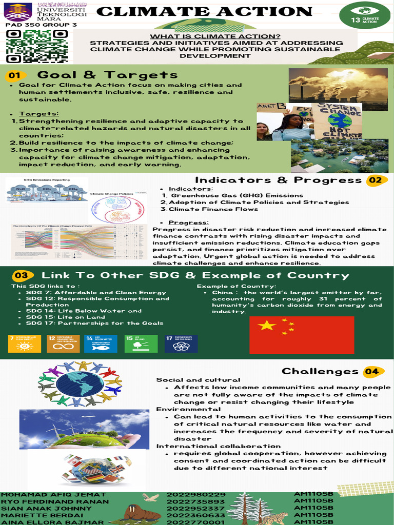 Example Poster Climate Action | PDF | Climate Change Mitigation ...