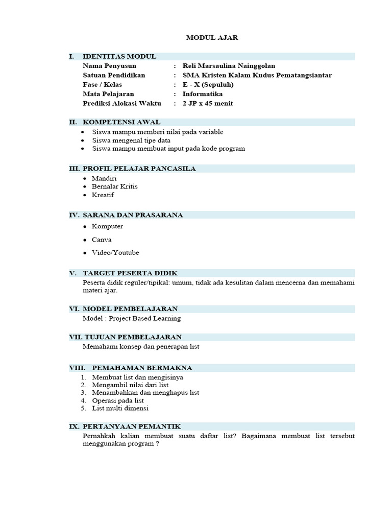 Modul Binus Python TP 5 | PDF