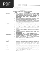 contoh SK Panitia MPLS | PDF