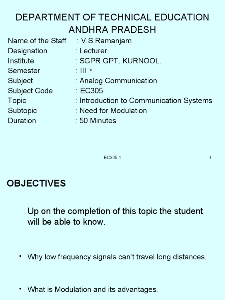 EC305 | PDF | Antenna (Radio) | Multiplexing