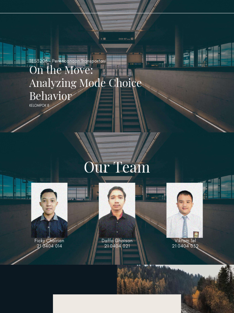 Kelompok 8 Mode Choice Model | PDF