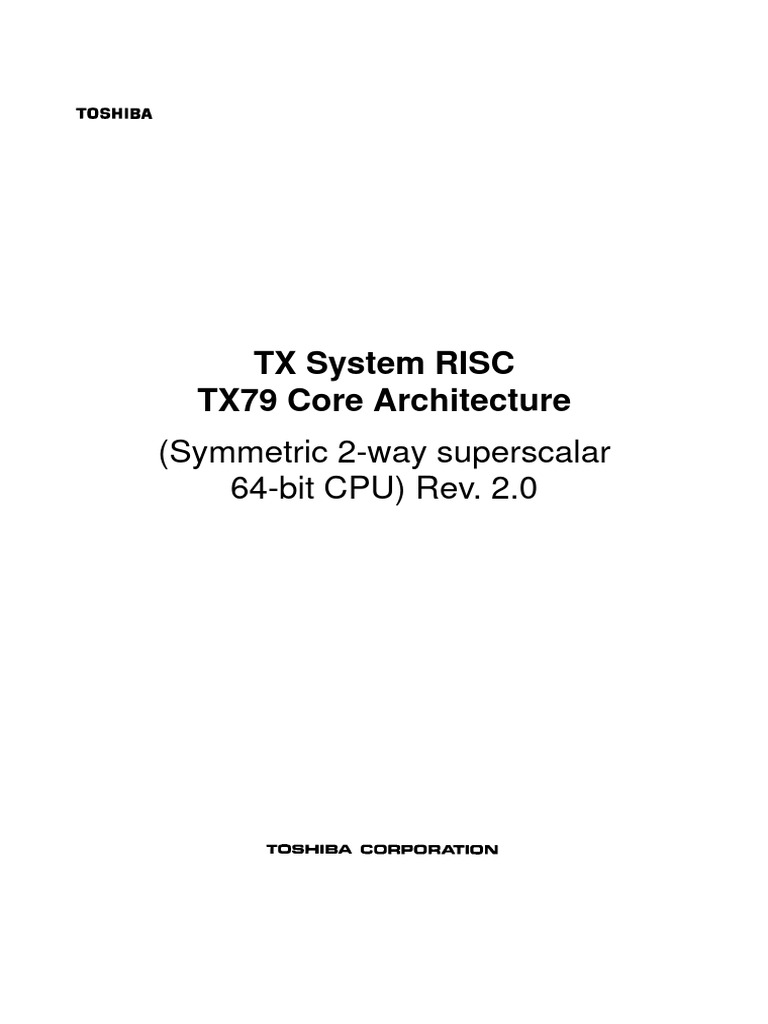 TX 79 Architecture | Download Free PDF | Cpu Cache | Cache (Computing)