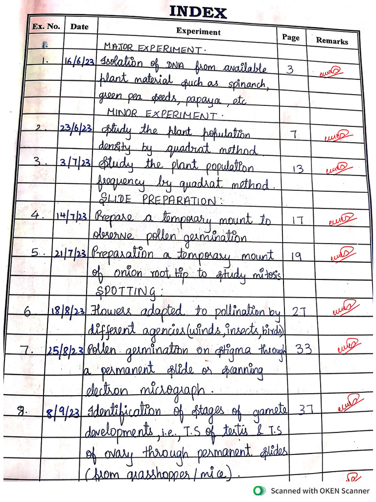 GR 12 Bio Record | PDF