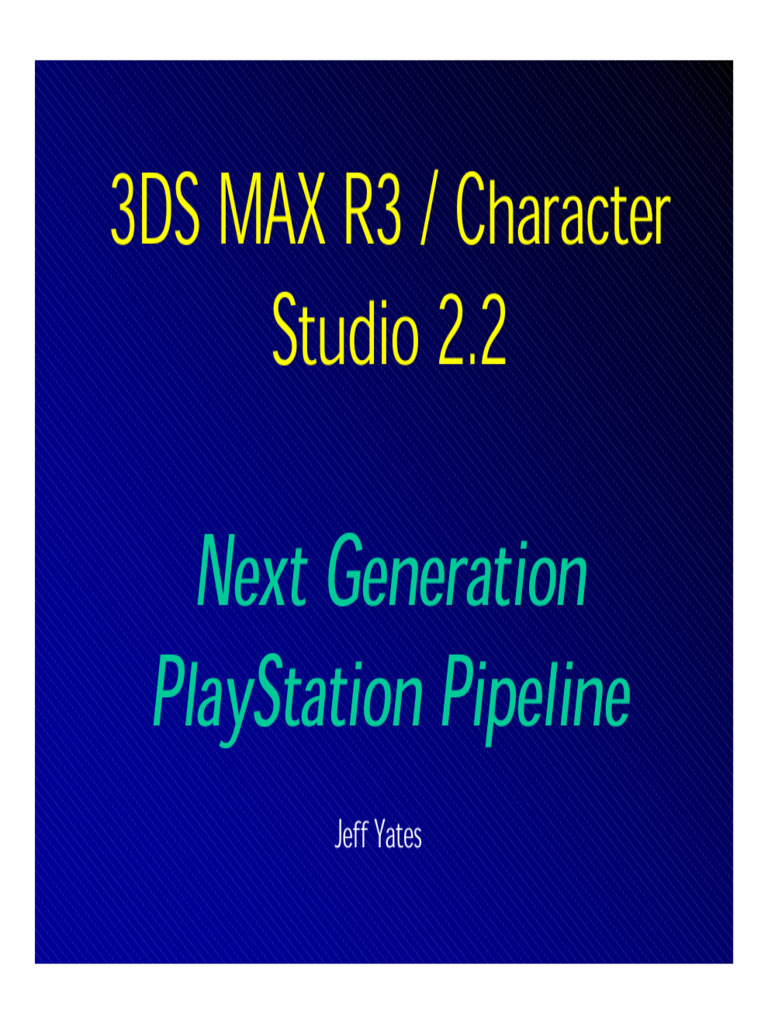 3DS Max R3 | PDF | Autodesk 3ds Max | Texture Mapping