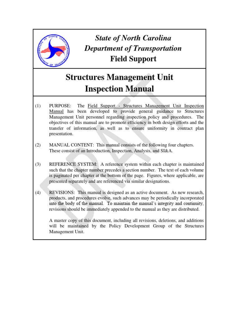Inspection Manual | PDF | Bridge | Quality Assurance