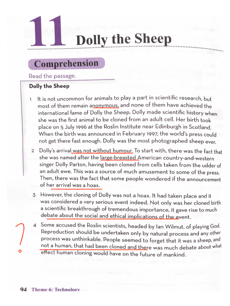 Unit 11 Active English Dolly | PDF | Cloning