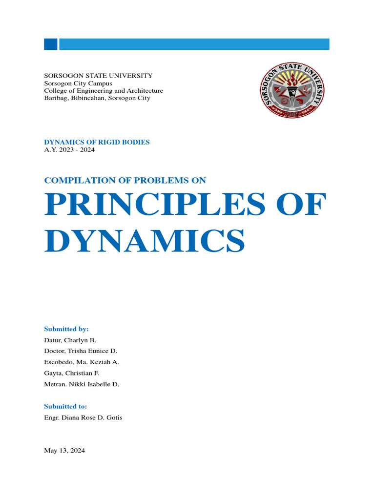 Dynamics OA Ver | PDF | Force | Mass
