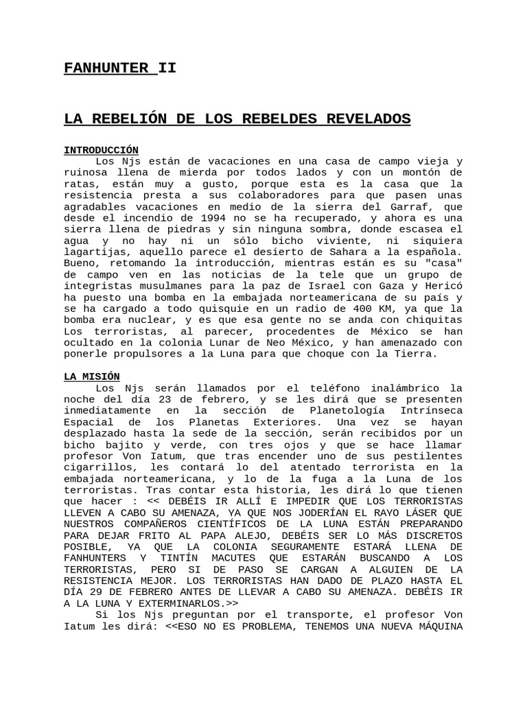 50la Rebelion de Los Rebeldes Revelados | PDF | Novela negra, policíaca ...