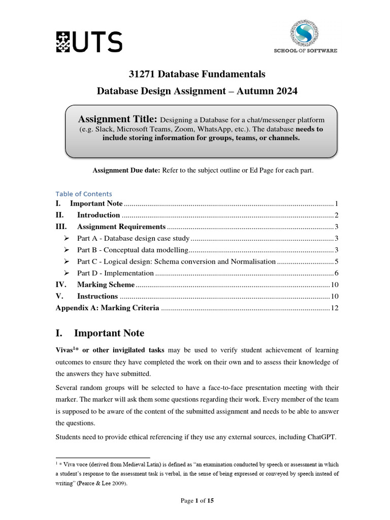 0-4-31271_DBdesign Assignment Specification_A2024 | PDF | Databases | Data Model
