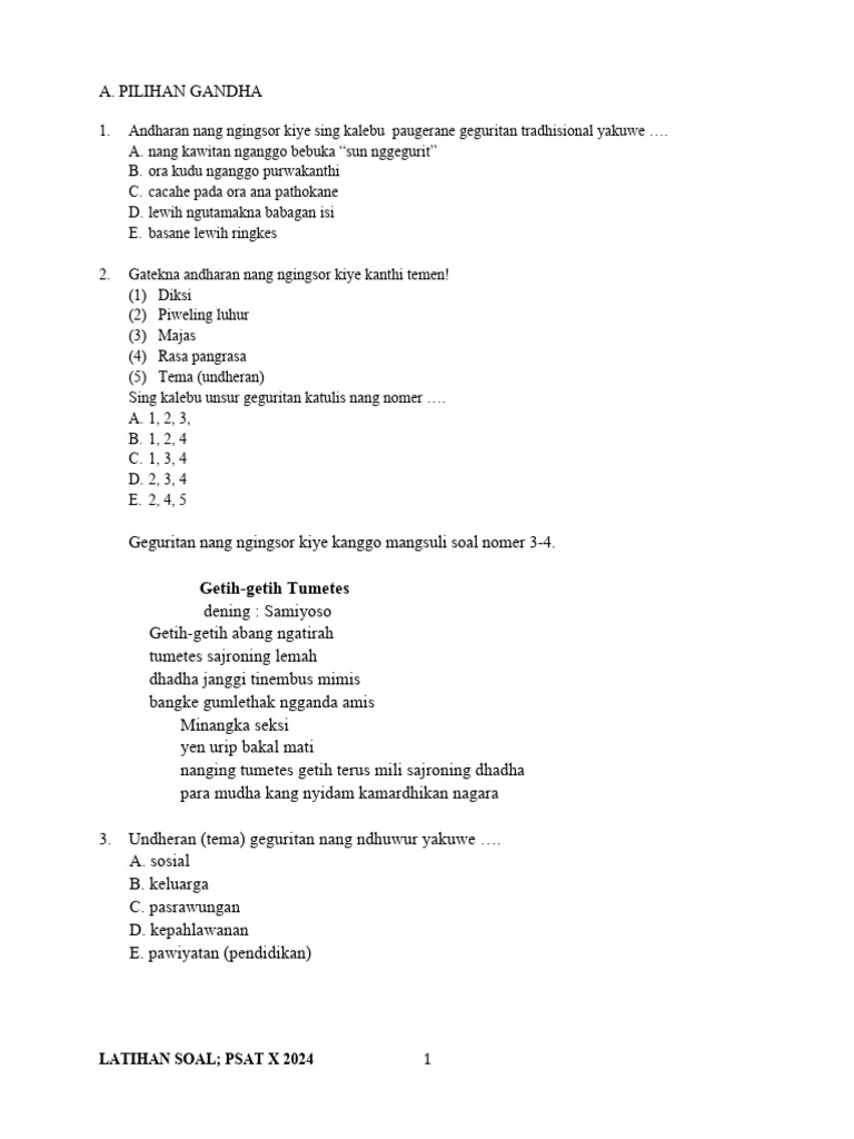Latso Psat 2024 | PDF
