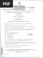 CSEC Timetable 2025 | PDF