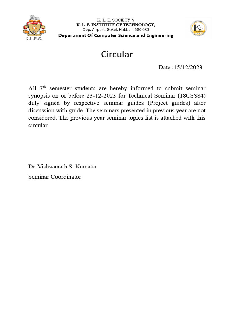 Seminar Circular | Download Free PDF | Machine Learning | Computer Security