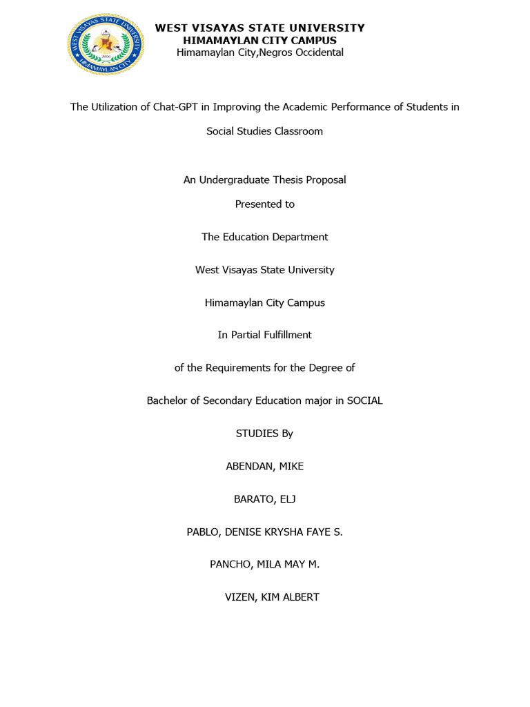 Chat-GPT's Impact on Social Studies Learning | PDF | Artificial ...