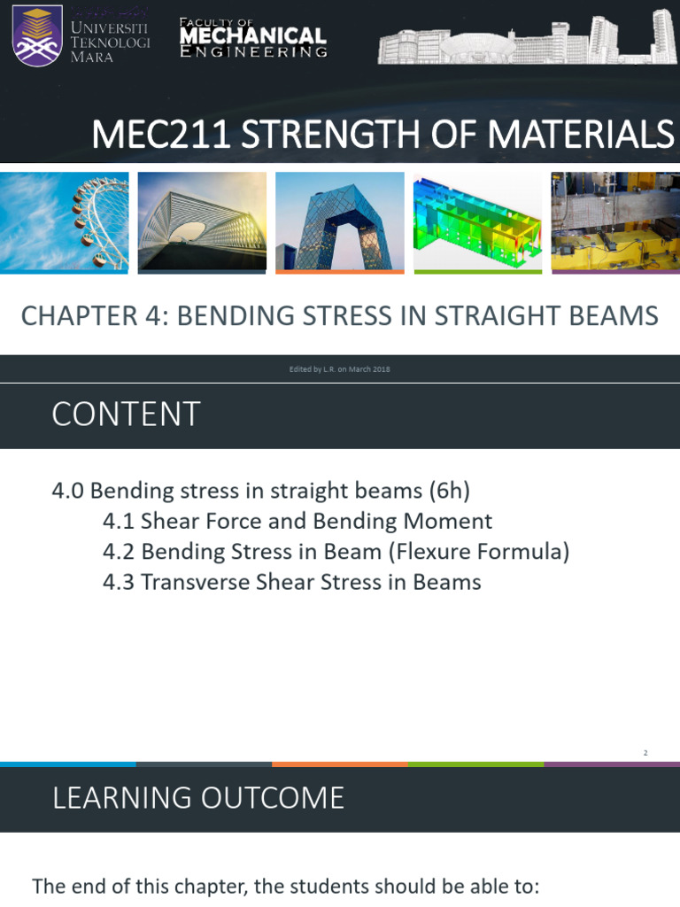 Chapter 4 Bending | PDF | Bending | Beam (Structure)