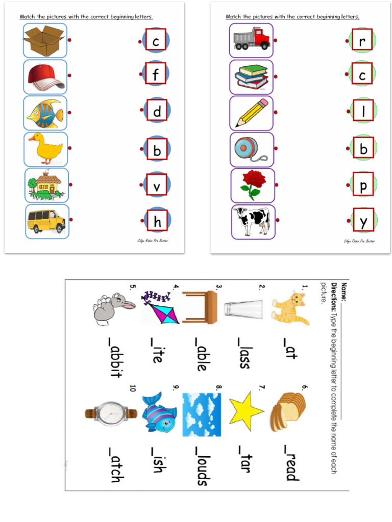 Identifying Letter Sounds | PDF