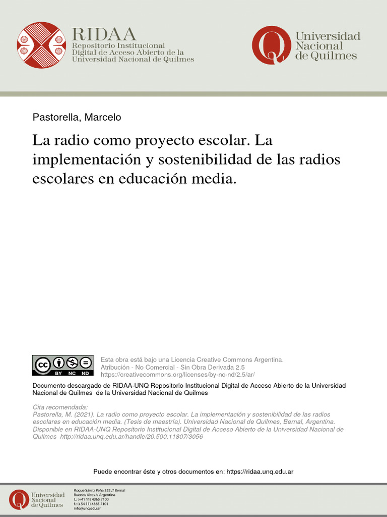 TM 2021 Pastorella 012 | PDF | Enseñando | Radiodifusión