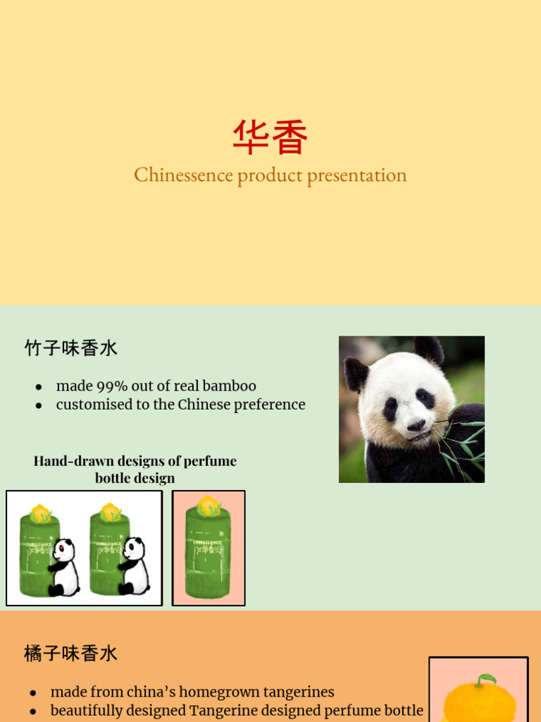 Chinese-Inspired Perfume Collection | PDF