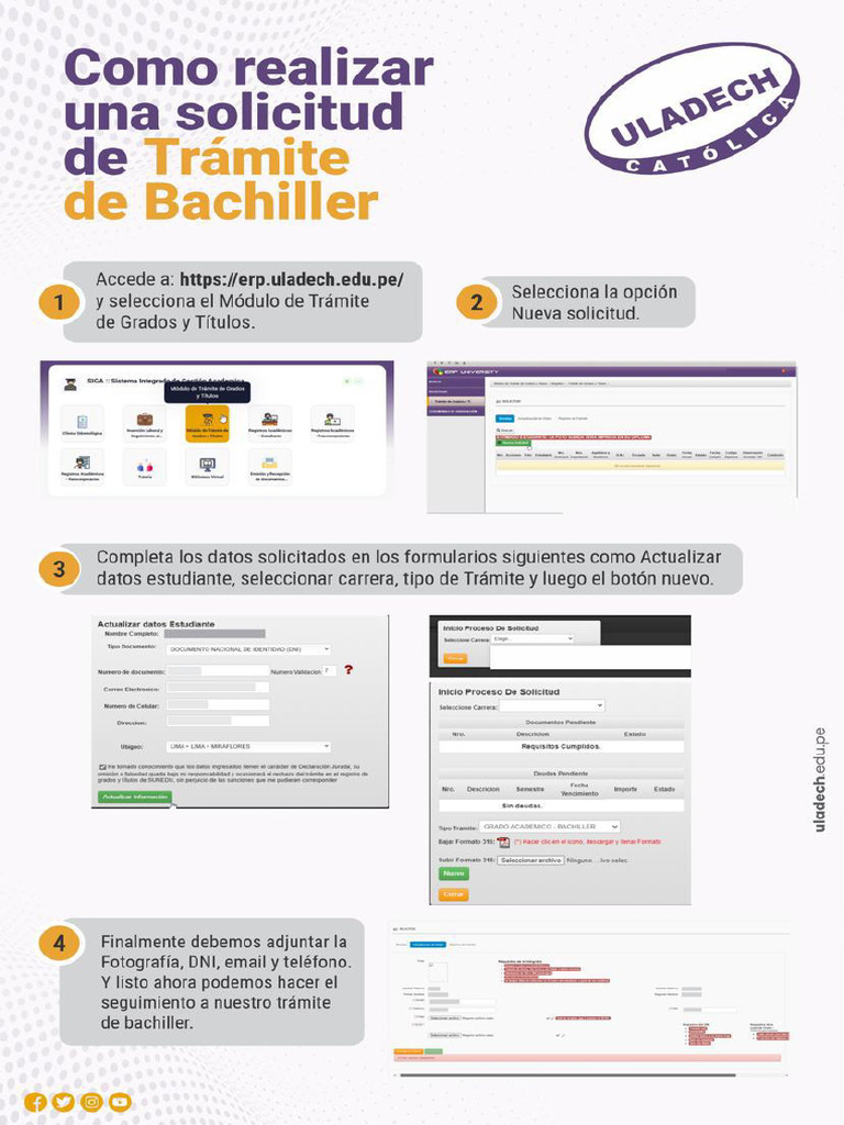 Tramite Bachiller | PDF