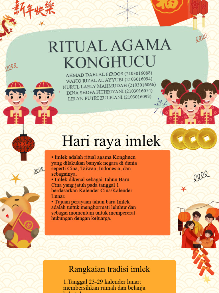 Kelompok 5 - Ritual Agama Konghuchu | PDF | Agama & Spiritualitas