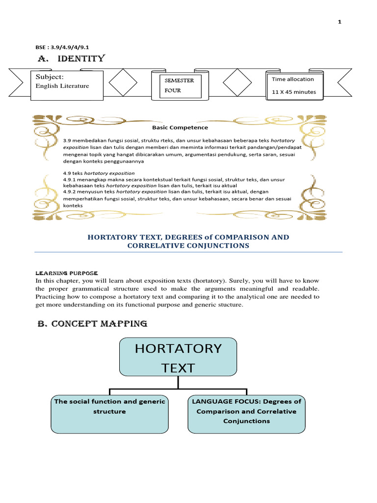 Chapter 9 - Hortatory Exposition Text | PDF | Adolescence | Emotions