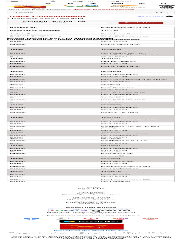 Track Consignment | PDF | Software