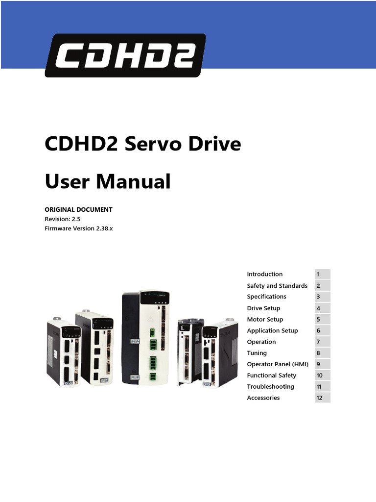 Cdhd2 User Manual Fw2.38.x Rev 2.5-i 