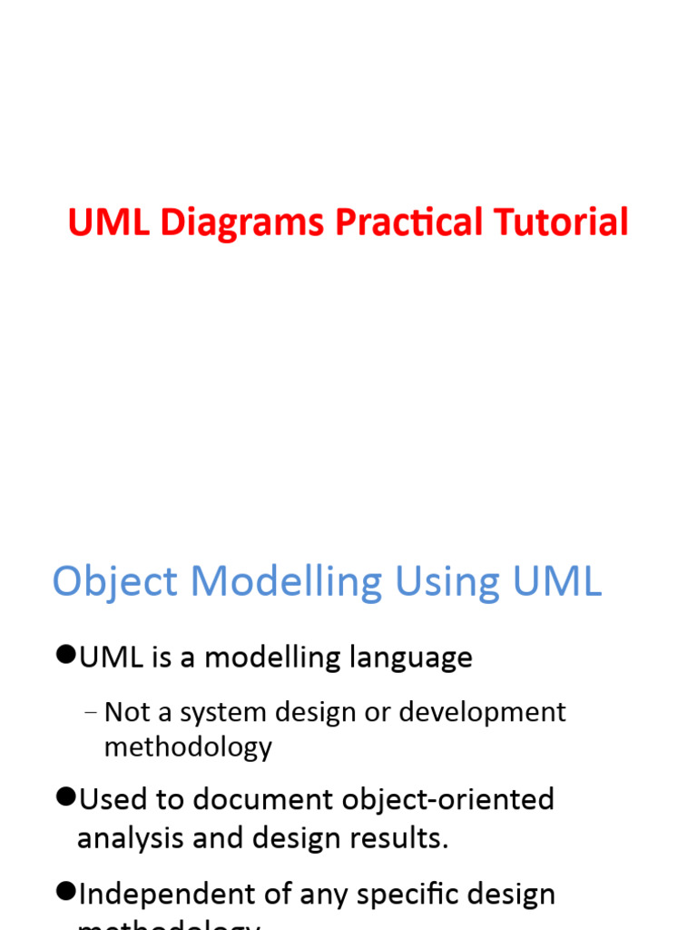 Uml Diagrams Practical Tutorial | Download Free PDF | Unified Modeling Language | Use Case