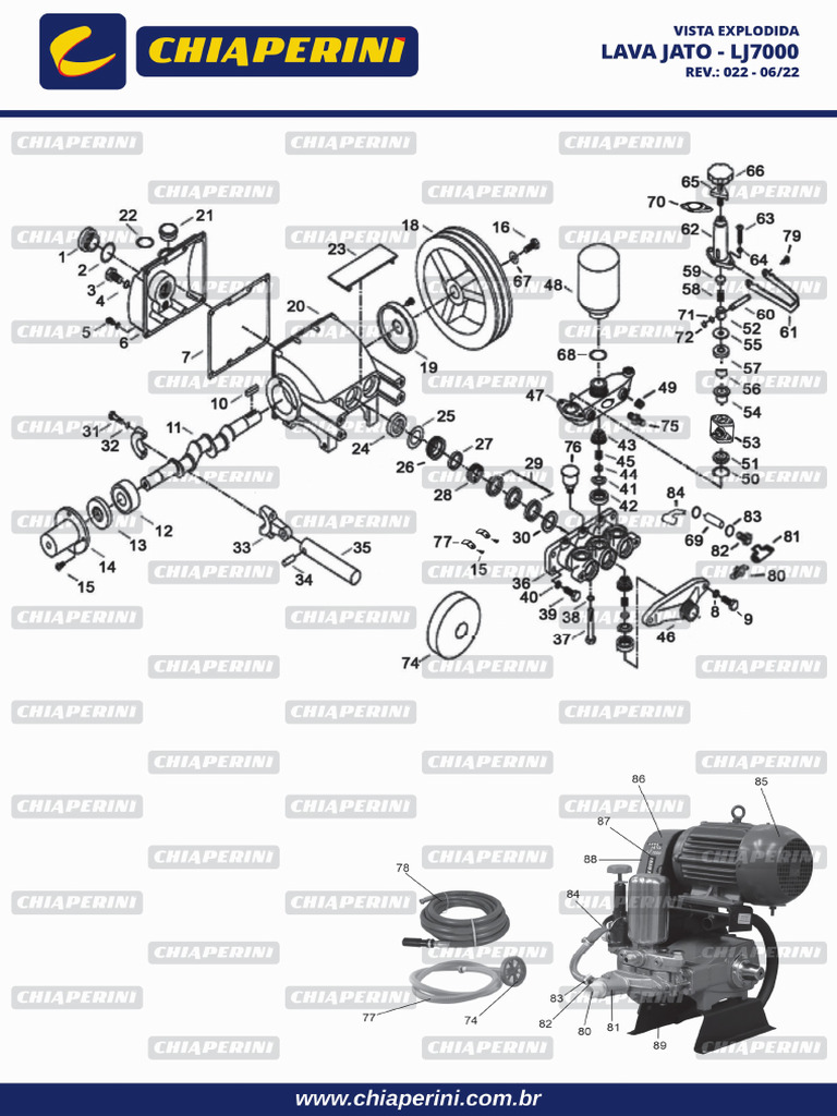 Vista Explodida LJ 7000 022-Chiaperini | PDF