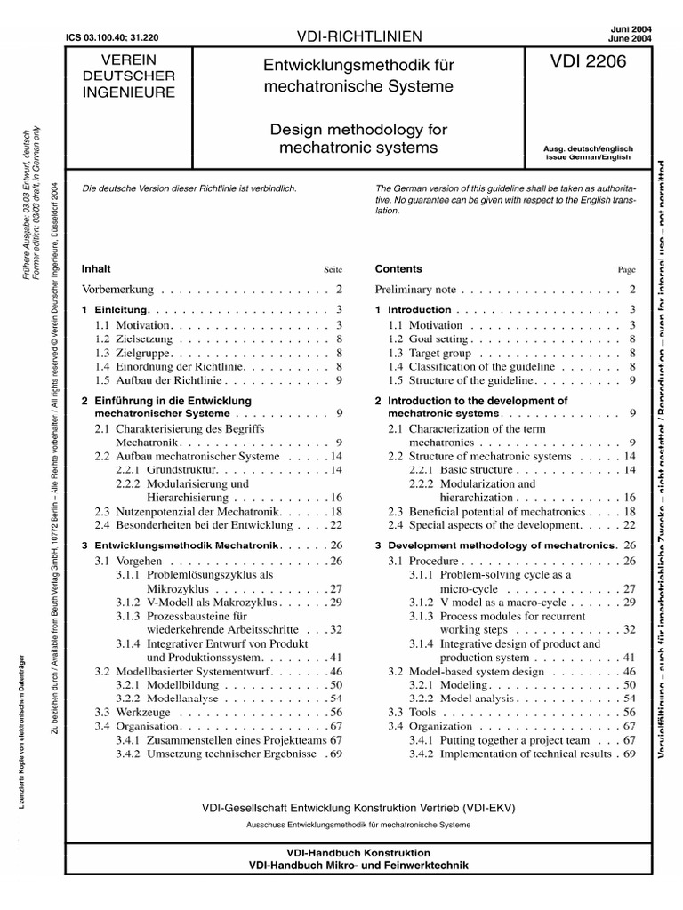 VDI2206 | PDF