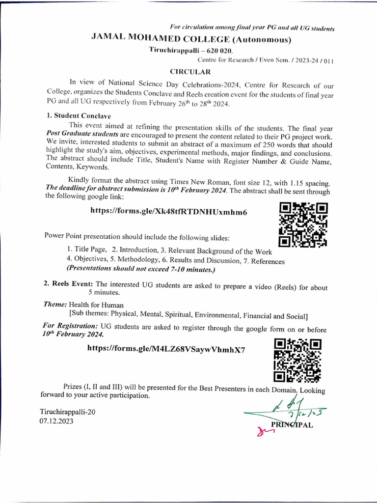 011 - Student Conclave | PDF