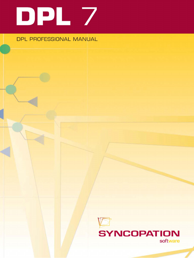 DPL Professional Manual | PDF | Net Present Value | Spreadsheet