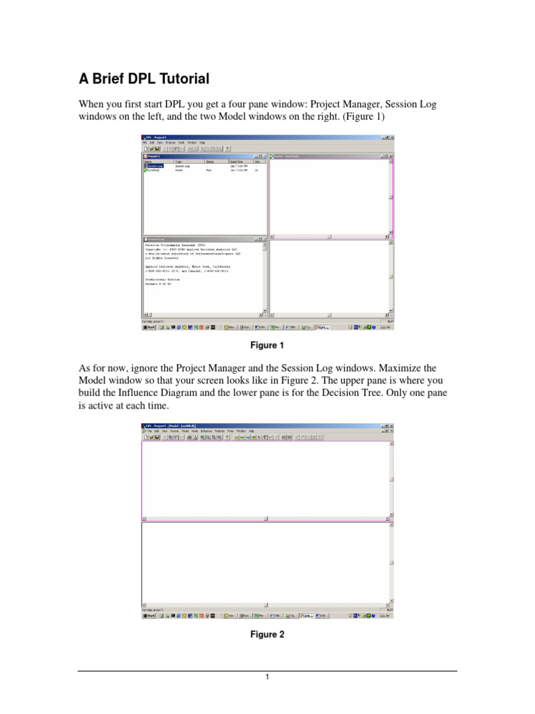 DPL Brief Manual | PDF | Spreadsheet | Risk Aversion