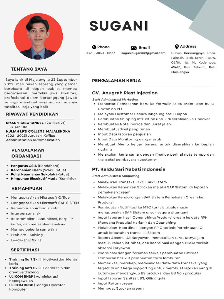 Professional Modern CV Resume 20240508 205017 0000-Dikompresi | PDF