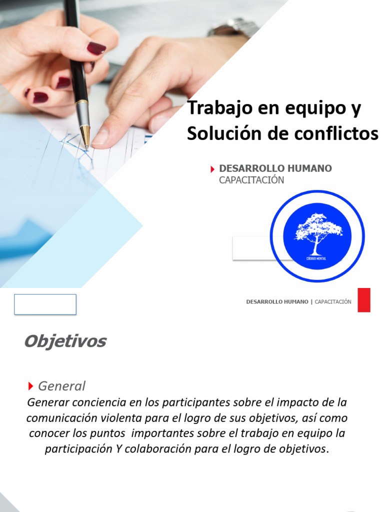 Trabajo en Equipo y Solución de Conflictos | PDF | Comunicación ...