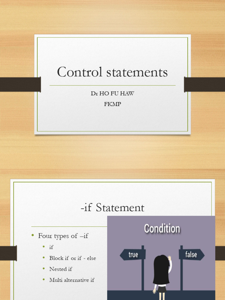 Chapter 5 Control Statement | PDF | Computer Programming | Software ...